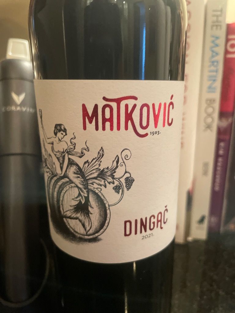 2022 Matkovic Plavac Mali Dingač, Croatia, Dalmatia, Srednja i južna ...