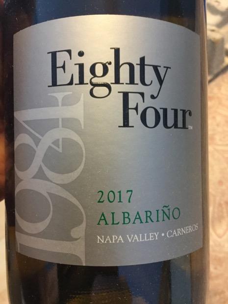 2017 Eighty Four Wines Albariño, USA, California, Napa / Sonoma ...