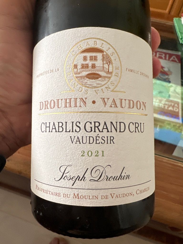 2021 Joseph Drouhin / Drouhin-Vaudon Chablis Grand Cru Vaudésir, France ...