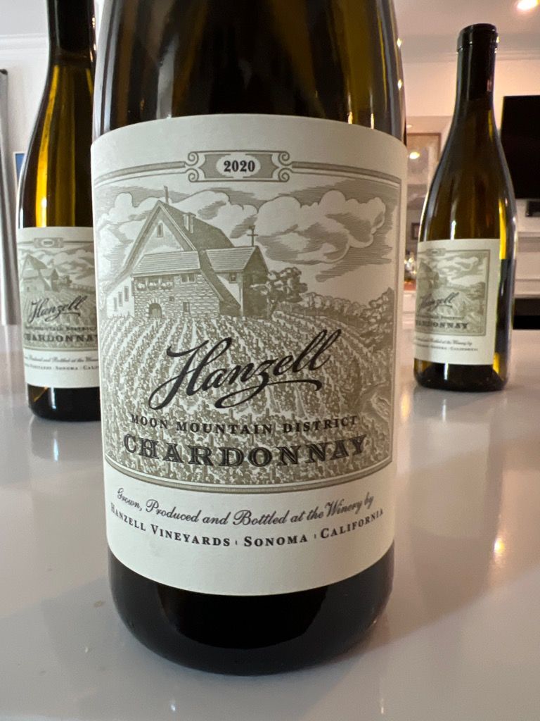 2020 Hanzell Chardonnay, USA, California, Sonoma County, Moon Mountain ...