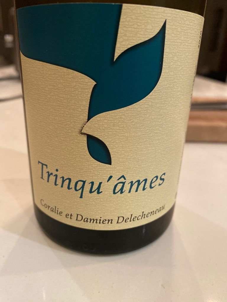 2021 Delecheneau (Coralie et Damien) Sauvignon Blanc Trinqu'âmes, France, Loire Valley, Touraine ...