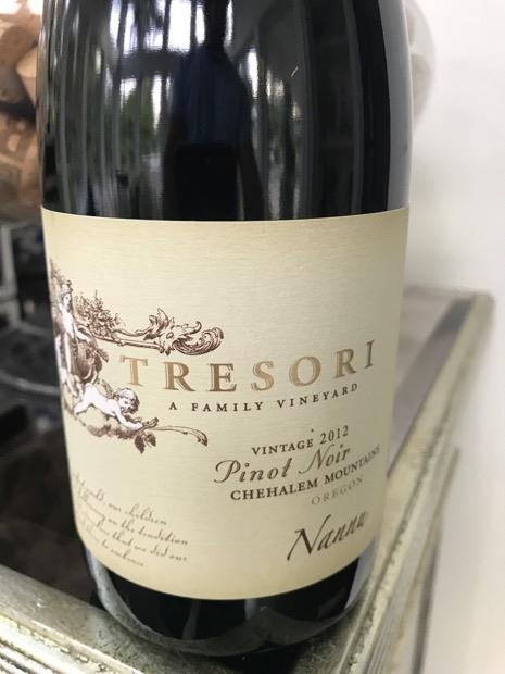 2012 Tresori Pinot Noir Tre Sette Estate, USA, Oregon, Willamette ...