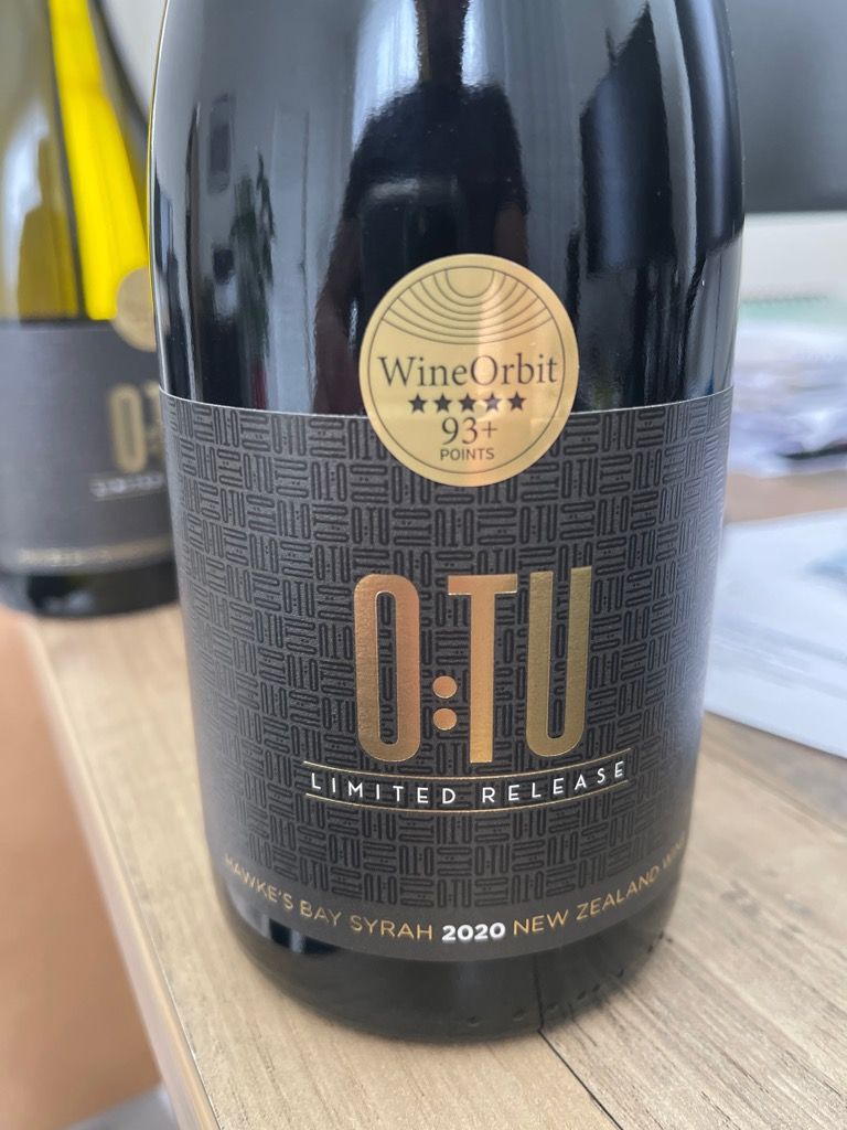 2020 OTU Wines Syrah O:TU Limited Release, New Zealand, North Island ...