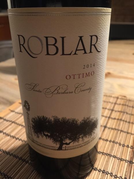 2014 Roblar Ottimo, USA, California, Central Coast, Santa Barbara ...