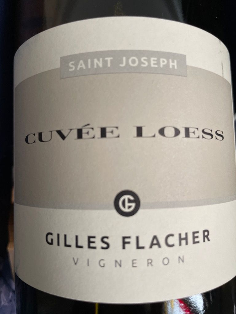 2016 Gilles Flacher St. Joseph Blanc Cuvée Loess, France, Rhône ...