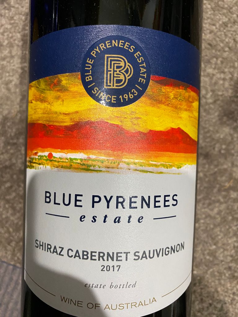 2017 Blue Pyrenees Estate Shiraz Cabernet Sauvignon, Australia ...