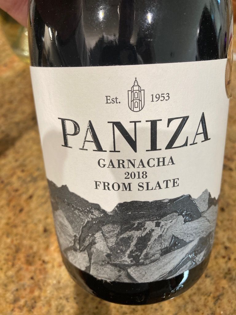 2018 Bodegas Paniza Garnacha Garnacha from Slate, Spain, Aragón ...