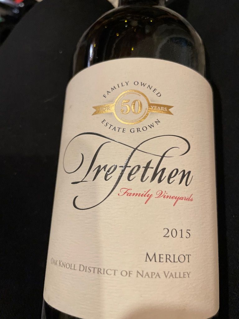 2015 Trefethen Merlot, USA, California, Napa Valley, Oak Knoll District ...