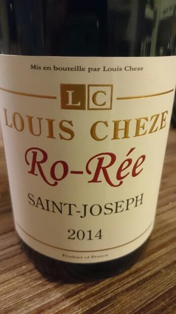 2014 Domaine Louis Cheze St. Joseph Blanc Cuvée Ro-Rée, France, Rhône ...