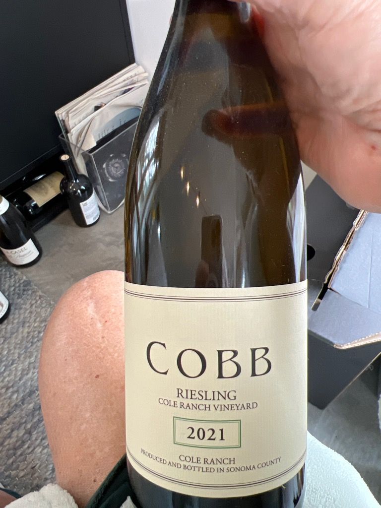 2022 Cobb Riesling Cole Ranch Vineyard, USA, California, North Coast ...