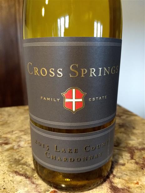 2016 Cross Springs Chardonnay, USA, California, North Coast, Lake ...
