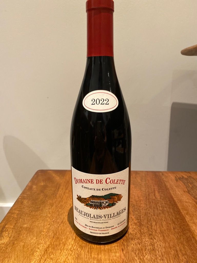 2022 Domaine de Colette Beaujolais-Villages Coteaux de Colette, France ...