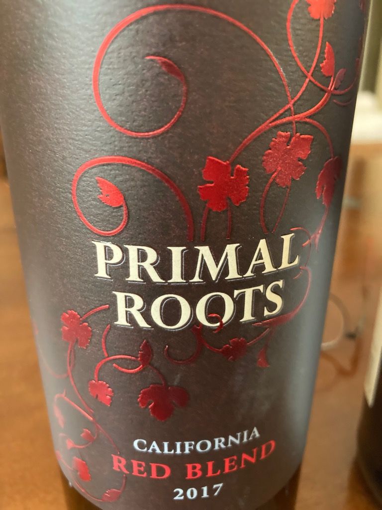 2017 Primal Roots Red Wine, USA, California - CellarTracker