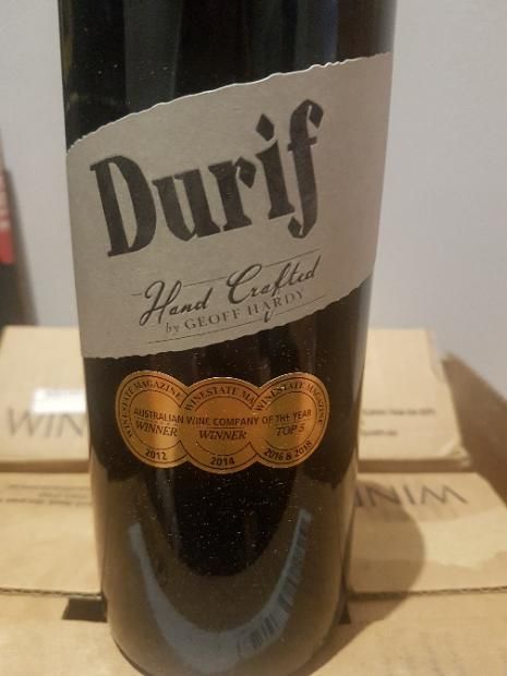 2018 Hand Crafted by Geoff Hardy Durif, Australia, South Australia ...