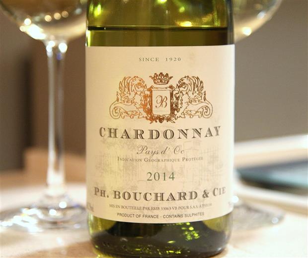 2014 PH. Bouchard & Cie Chardonnay Vin de Pays d'Oc, France, Languedoc ...