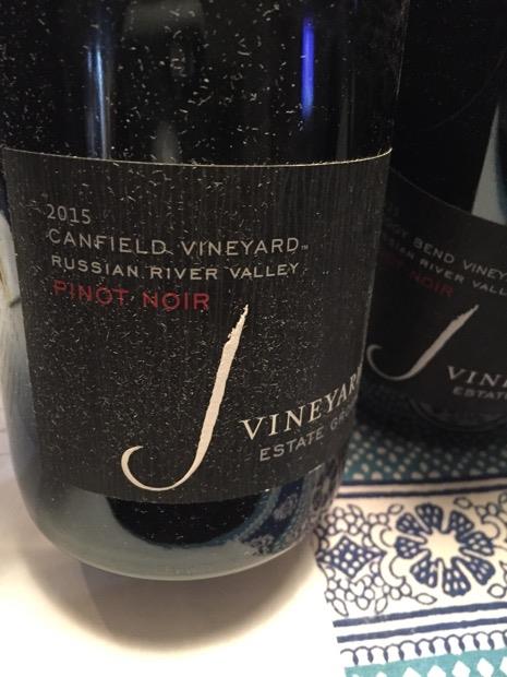 2015 J Vineyards & Winery Pinot Noir Canfield Russian River Valley, USA ...