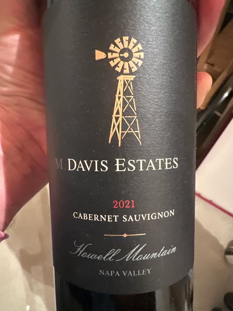 2021 Davis Estates Cabernet Sauvignon Howell Mountain, USA, California ...