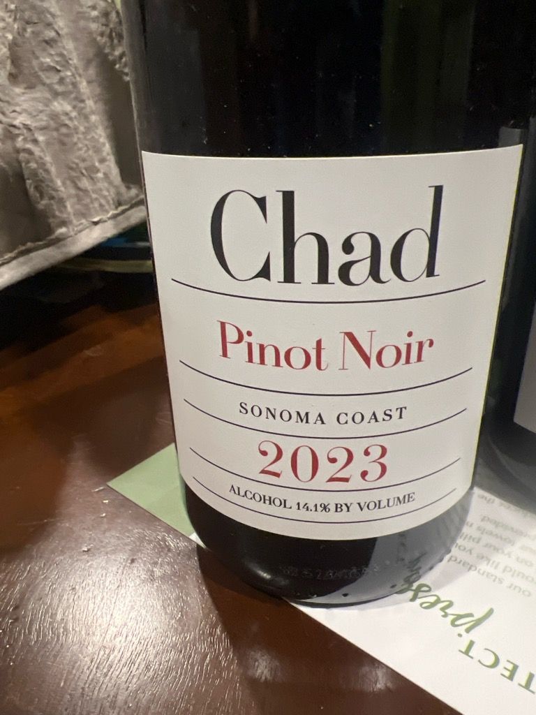 2023 Chad Pinot Noir Reserve Carneros, USA, California, Napa / Sonoma ...