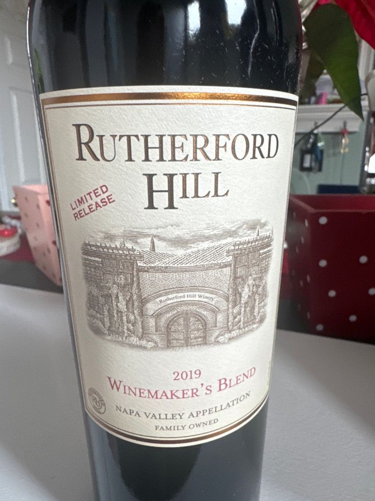 2019 Rutherford Hill Merlot Winemaker's Blend, USA, California, Napa ...