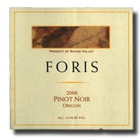 2006 Foris Pinot Noir, USA, Oregon, Southern Oregon, Rogue Valley ...