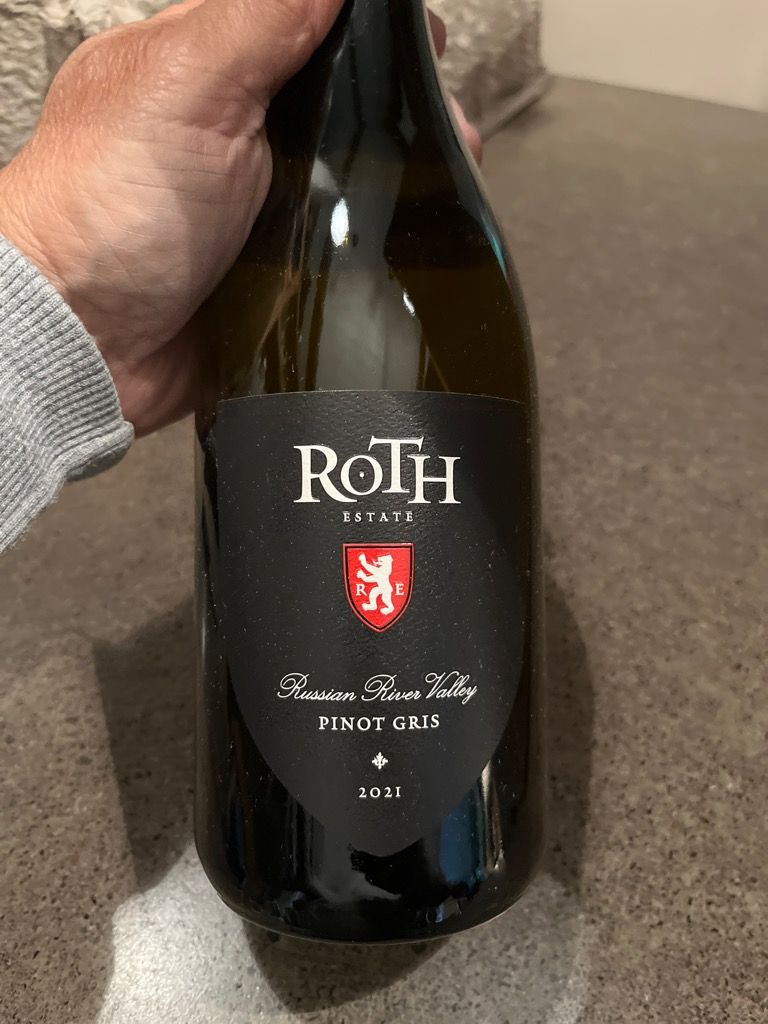 2019 Roth Estate Pinot Gris, USA, California, Sonoma County, Russian ...