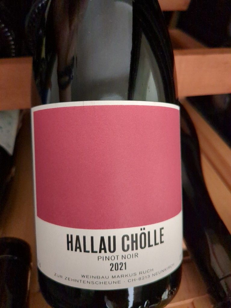 2023 Weinbau Markus Ruch Pinot Noir Hallau Chölle, Switzerland, Eastern ...