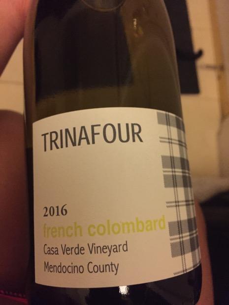 2019 Trinafour French Colombard Casa Verde Vineyard, USA, California ...