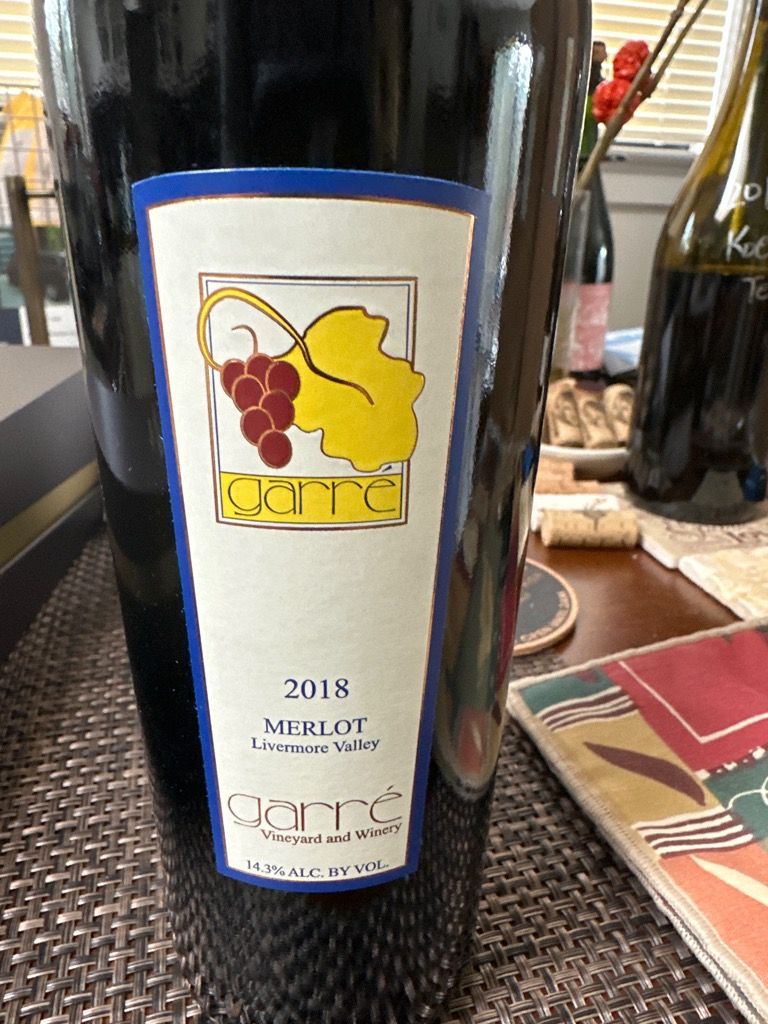 2020 Garre Vineyard and Winery Merlot, USA, California, San Francisco ...