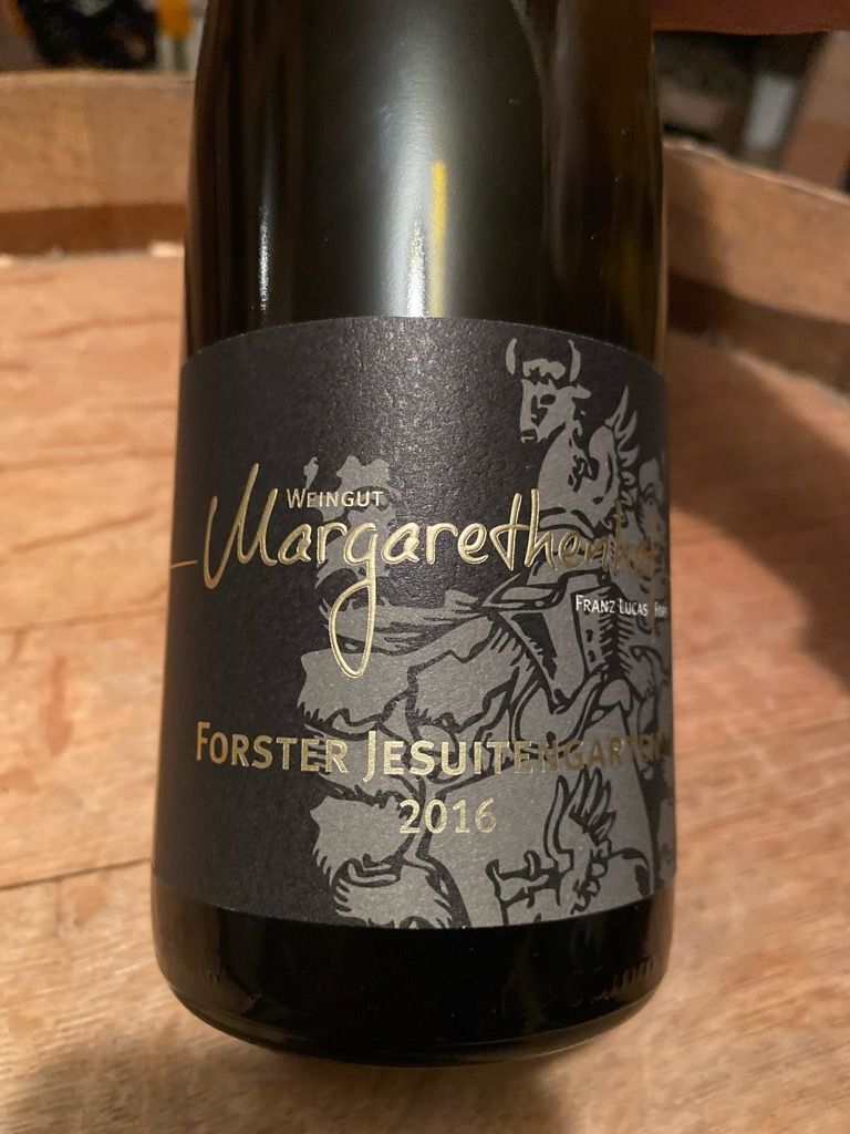 2016 Weingut Margarethenhof Franz Lucas Forster Jesuitengarten Riesling ...