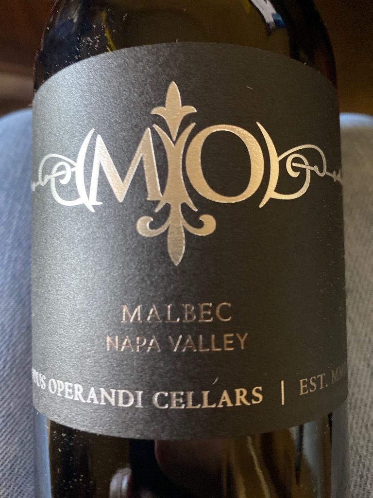 2019 Modus Operandi Cellars Malbec, USA, California - CellarTracker