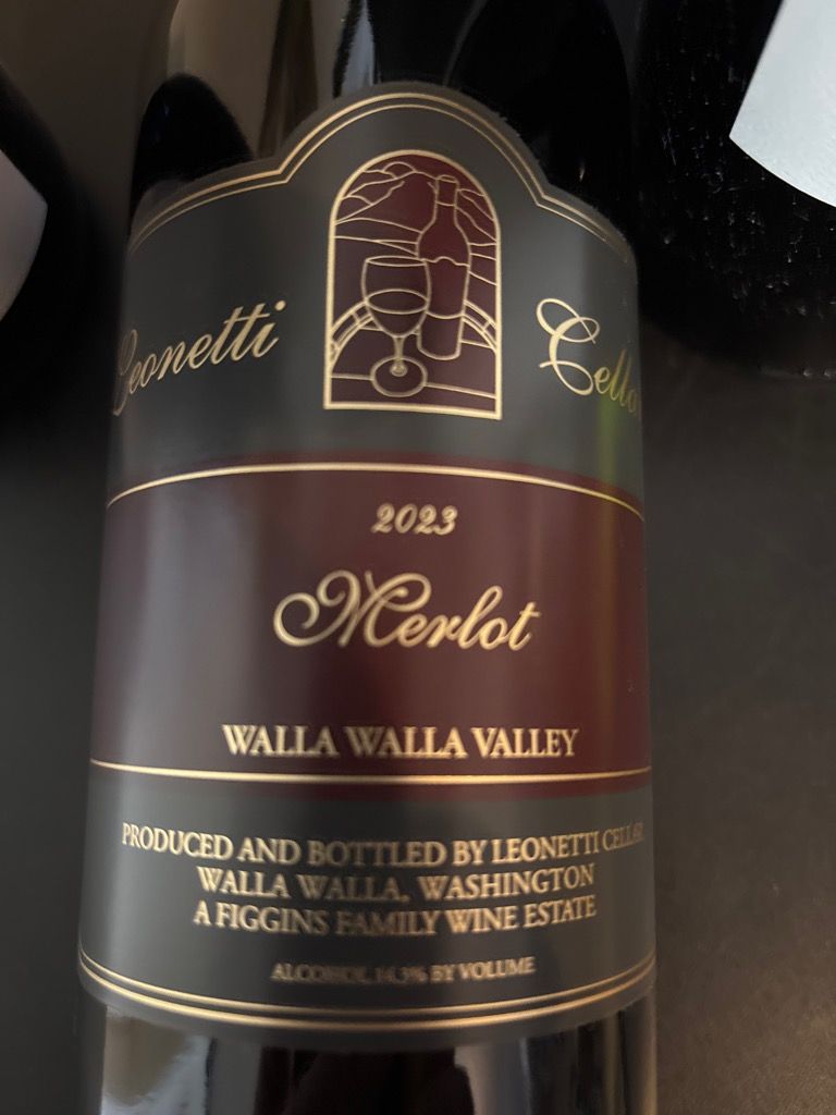 2023 Leonetti Cellar Merlot Walla Walla Valley, USA, Washington ...