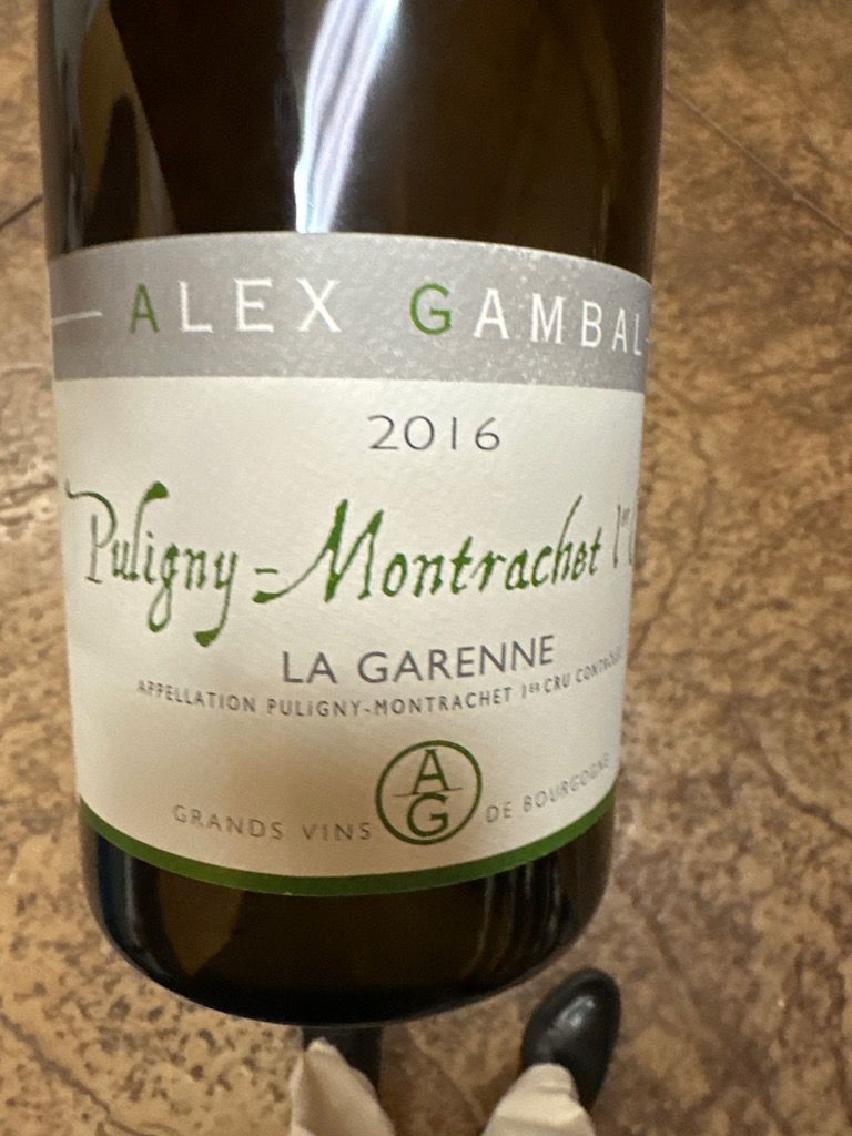 2013 Maison Alex Gambal Puligny-Montrachet 1er Cru La Garenne, France ...