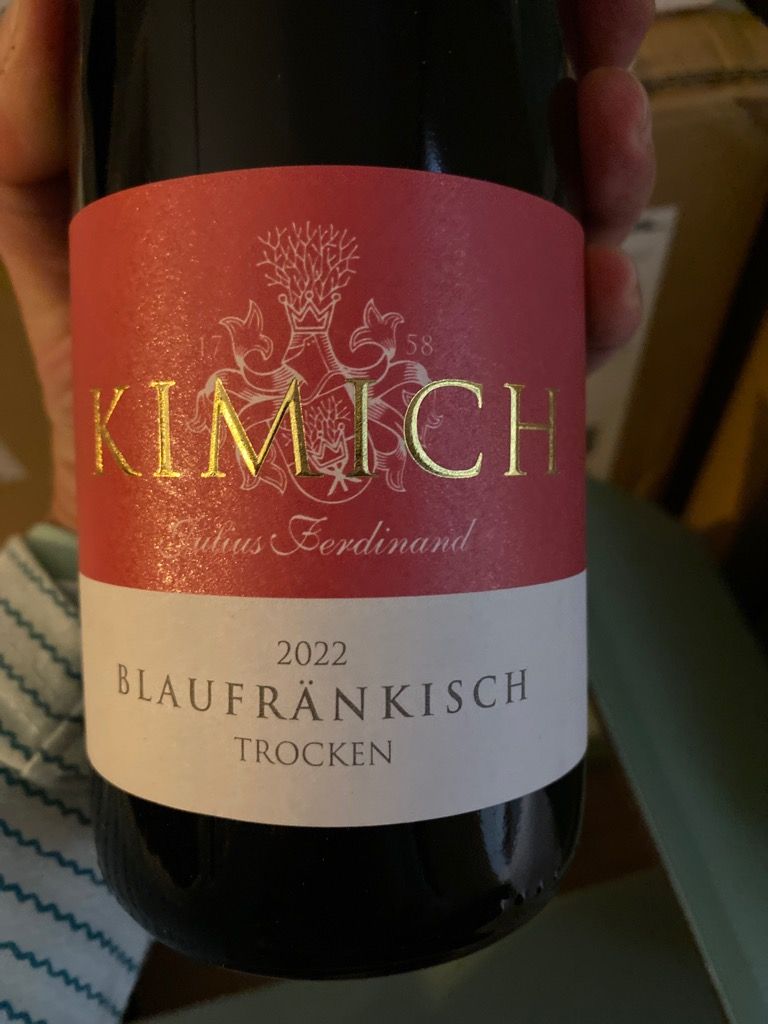 2022 Kimich Blaufränkisch, Germany, Pfalz - CellarTracker