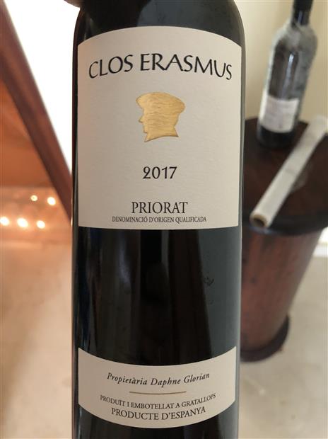 2017 Clos Erasmus Priorat, Spain, Catalunya, Priorat - CellarTracker