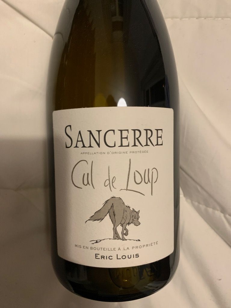 2019 Eric Louis Sancerre Cul de Loup, France, Loire Valley, Upper Loire ...
