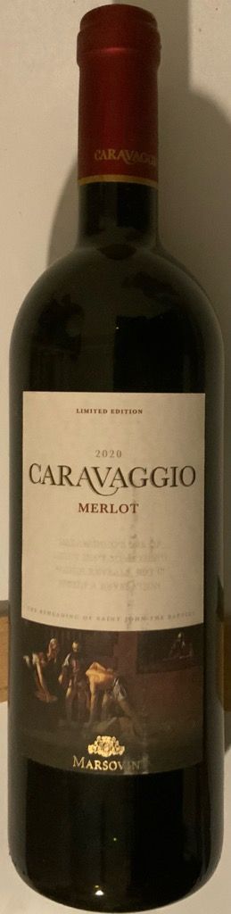 2021 Marsovin Merlot Caravaggio Limited Edition, Malta, DOK Malta ...