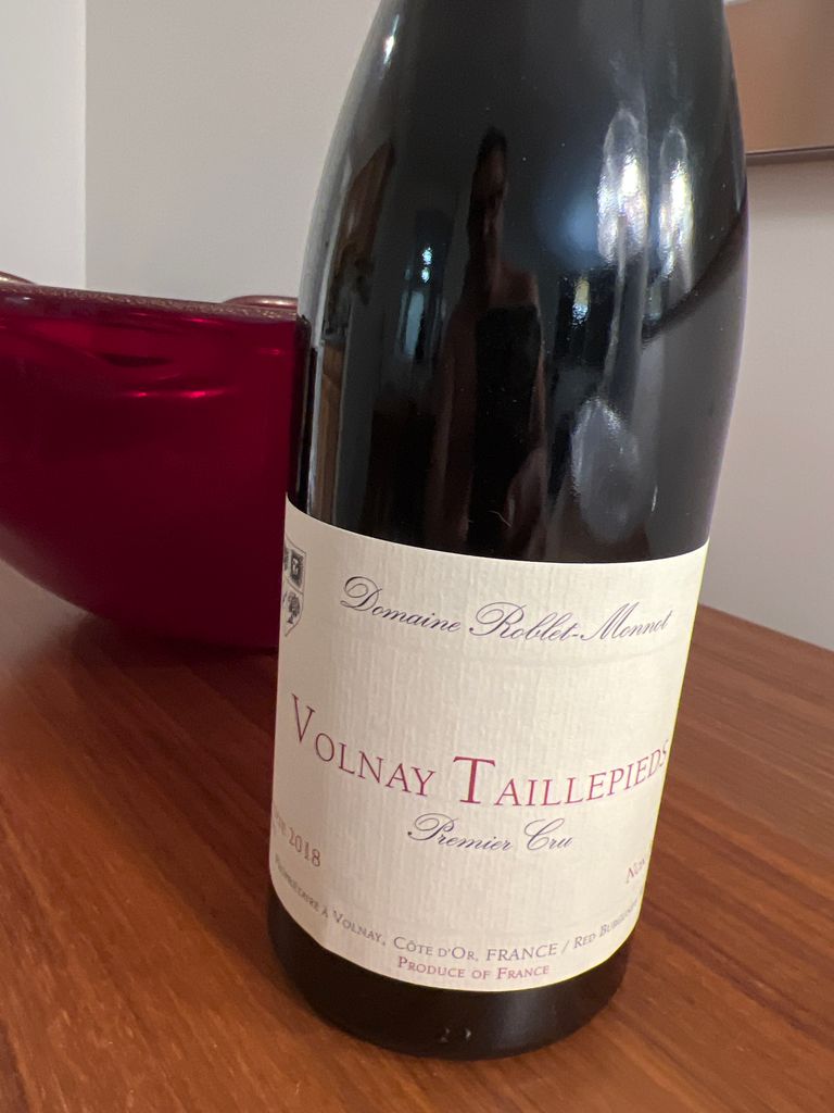 2019 Domaine Roblet-Monnot Volnay 1er Cru Taillepieds, France, Burgundy ...