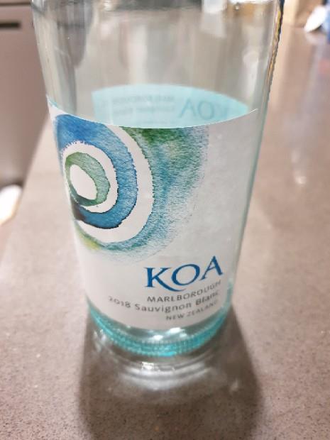2018 Koa Cove Sauvignon Blanc, New Zealand, South Island, Marlborough ...