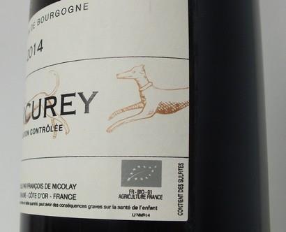 2013 Domaine François de Nicolay Mercurey, France, Burgundy, Côte ...