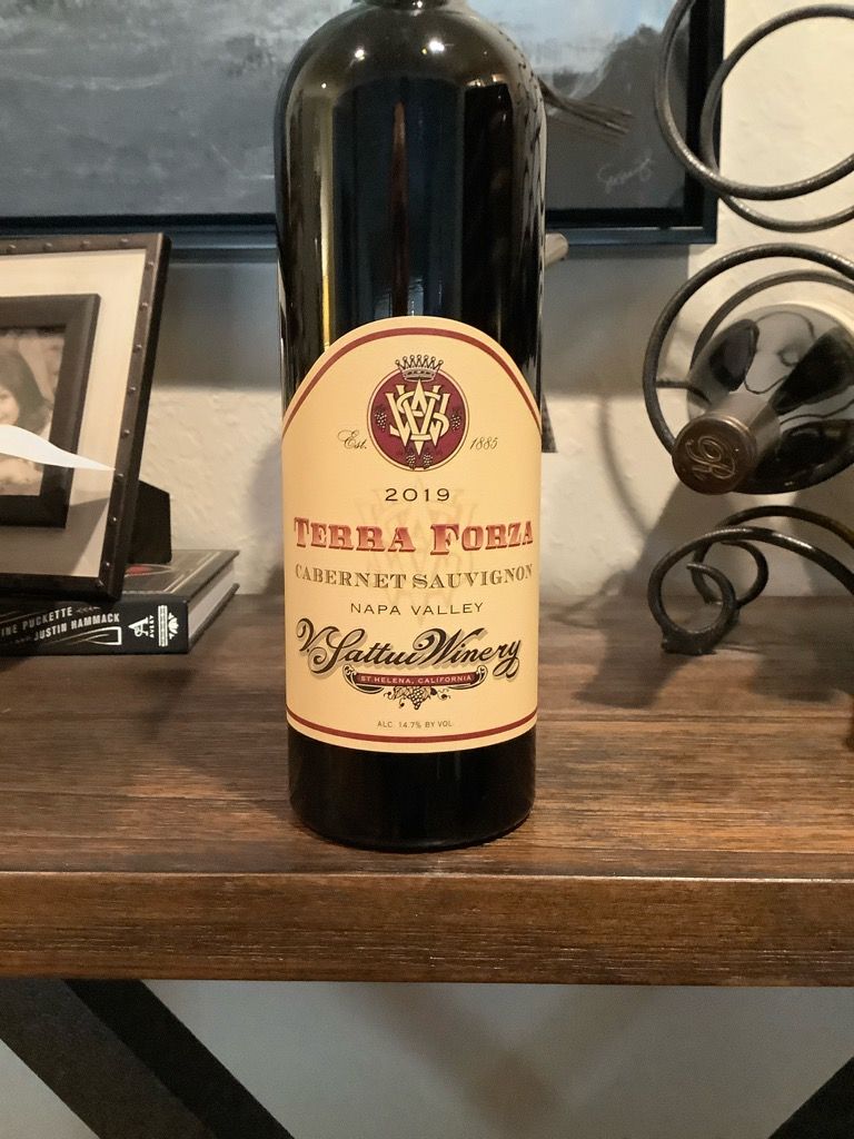 2019 V. Sattui Winery Cabernet Sauvignon Terra Forza, USA, California ...