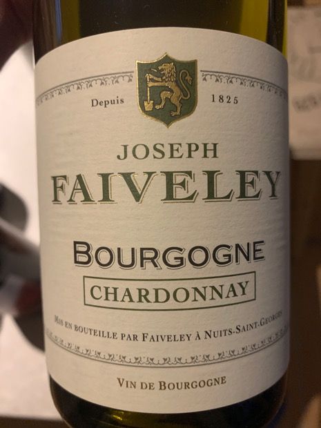 2017 Faiveley Chardonnay Bourgogne Blanc Joseph Faiveley, France ...