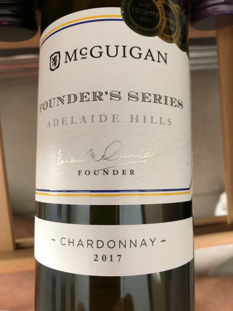 2016 McGuigan Chardonnay Founder's Series, Australia, South Australia ...