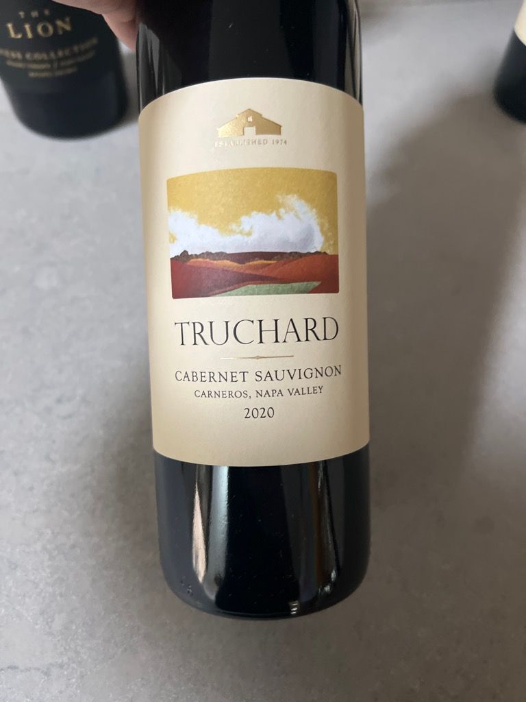 2020 Truchard Cabernet Sauvignon, USA, California, Napa / Sonoma ...