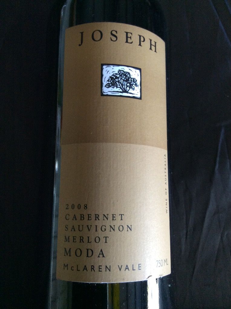 2008 Primo Estate Joseph Cabernet Sauvignon Merlot Moda, Australia ...