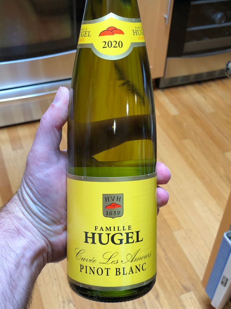 2020 Hugel Pinot Blanc Cuvée les Amours, France, Alsace - CellarTracker