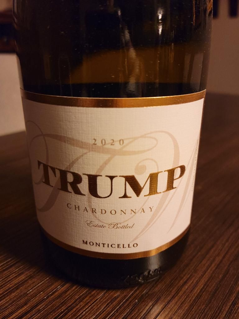2020 Trump Winery Chardonnay, USA, Virginia, Central Virginia ...