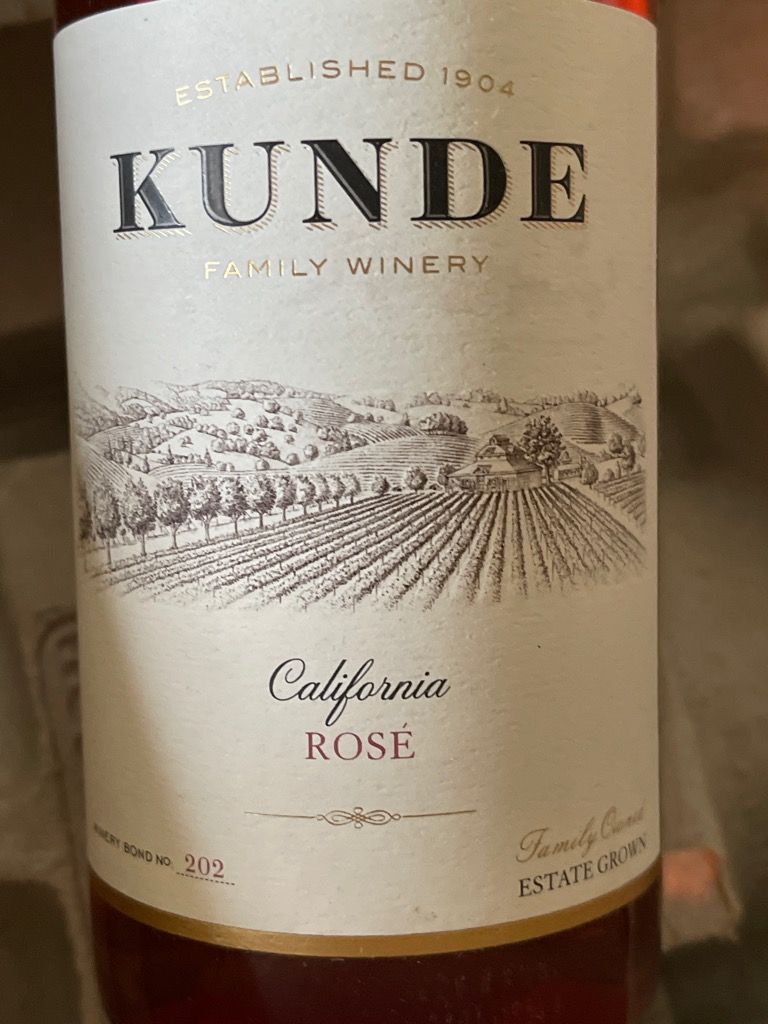 2022 Kunde Estate Summer's Blush, USA, California, Sonoma County ...