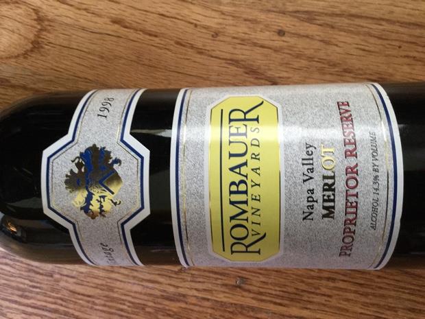 2018 Rombauer Vineyards Merlot Proprietor's Reserve, USA, California ...