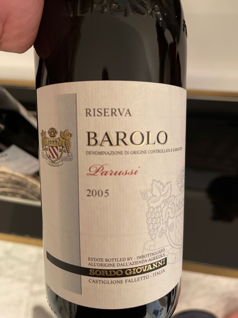 2006 Giovanni Sordo Barolo Riserva Parussi, Italy, Piedmont, Langhe, Barolo - CellarTracker