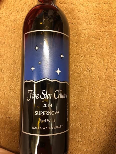 2014 Five Star Cellars SuperNova, USA, Washington, Columbia Valley ...